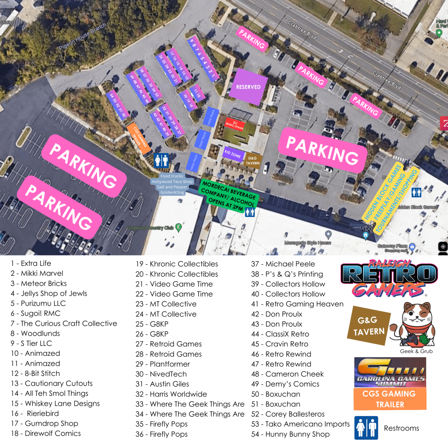 RRG Hidden Block Party - Sunday March 3rd 2024 - Raleigh Retro Gamers